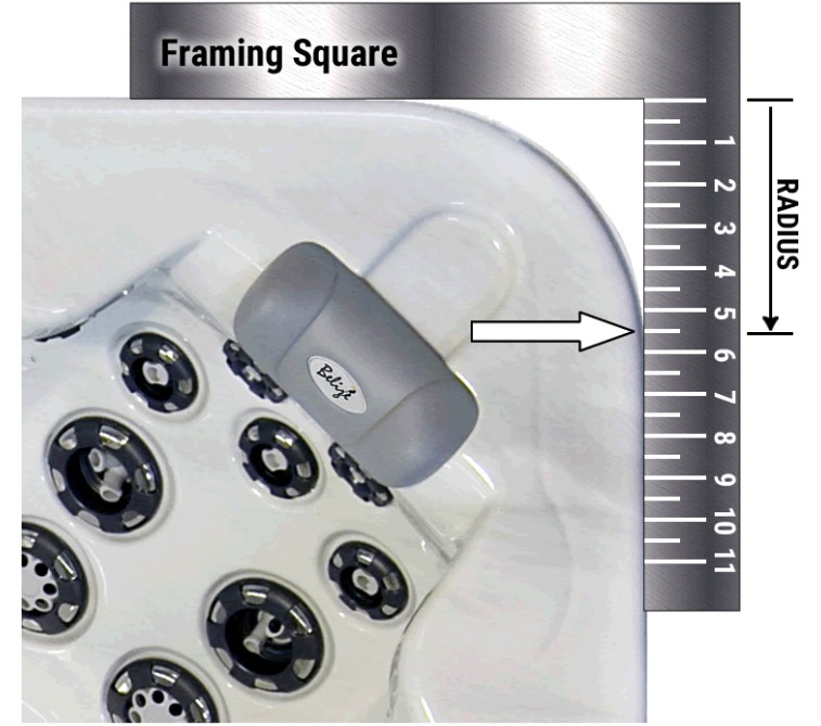 Spa cover corner radius measured the easy way! – Hot Tub Blog ...